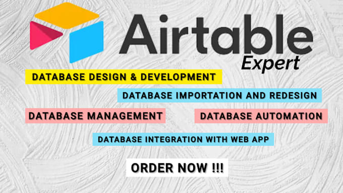 Design And Develop Airtable Database Database Automation And Integration To Web By Kelvin Sarp