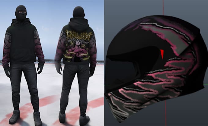 Desing fivem clothes anything you want by Yienshi | Fiverr