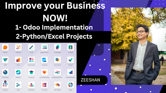 Implement and customize odoo by Muzeeshanas | Fiverr