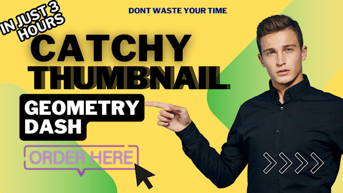 Create catchy geometry dash thumbnail in just 3 hour by Harrisateeq ...