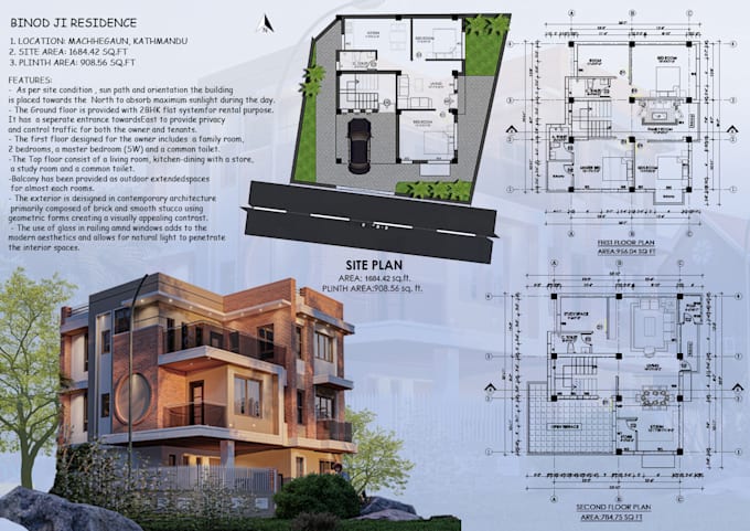 Make professional 2d architectural structural cad drafting by Ganesh ...