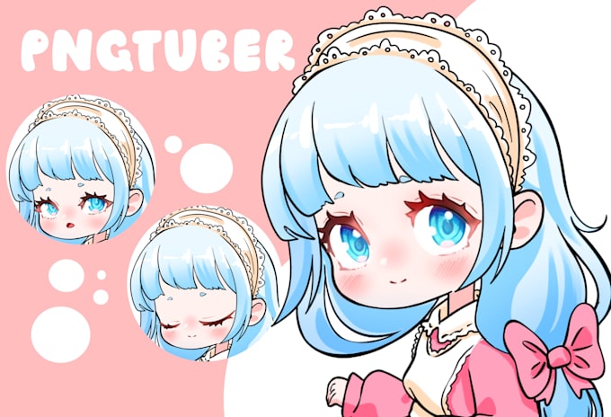 Create custom chibi pngtuber for streaming by Taigopiro | Fiverr