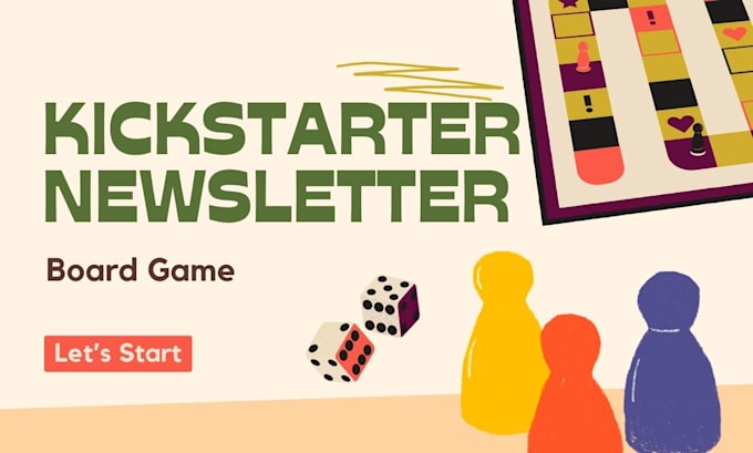 Do kickstarter crowdfunding board games newsletter promotion by ...