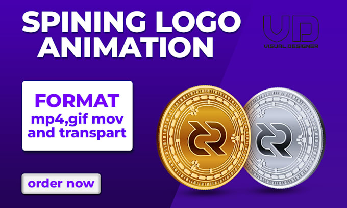 Do 3d rotating and spinning logo animation in 60 minutes by ...