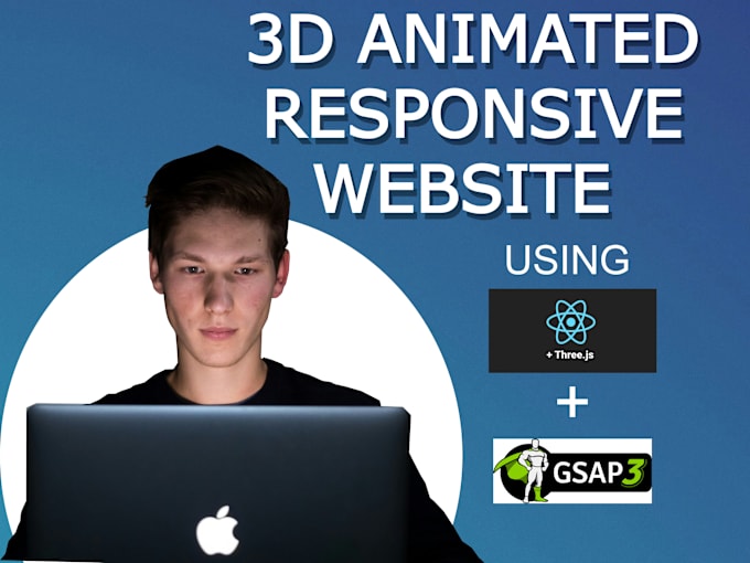 Create a 3d interactive website using r3f, threejs and gsap by Rajnish ...