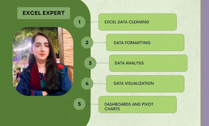 Do data analysis, data visualization, dashboard creation in excel