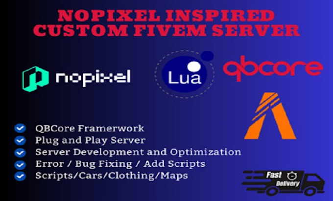 Fivem dev, fivem server, gta 5 scripter, fivem scripter, fivem custom ...