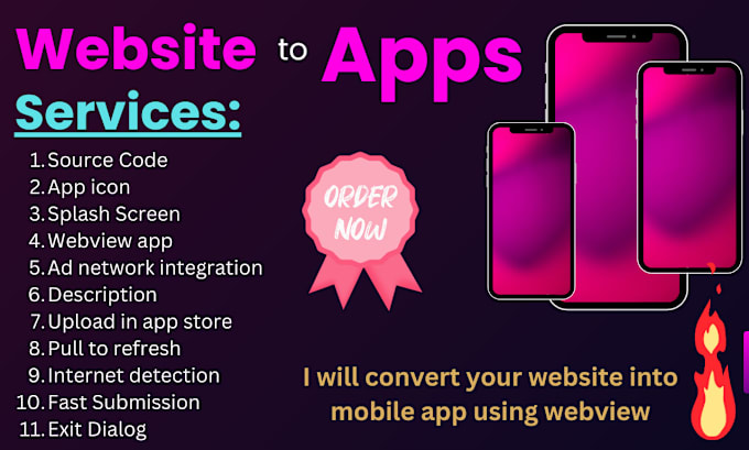 Convert your website into android and ios app using webview by ...