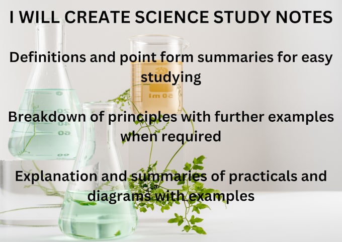 Create simplified science study notes and summaries for you by ...