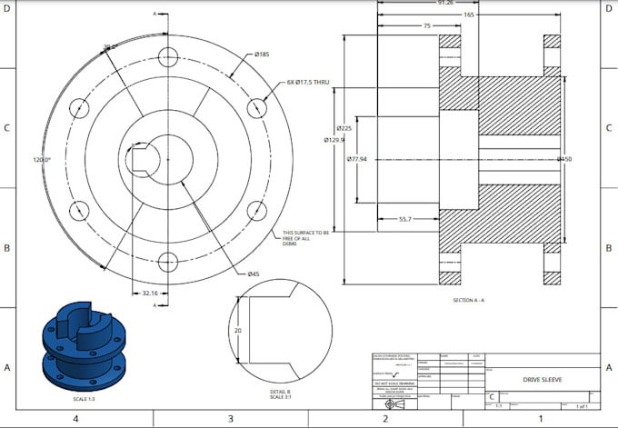 Create 2d technical drawing of your product by Adhortc | Fiverr