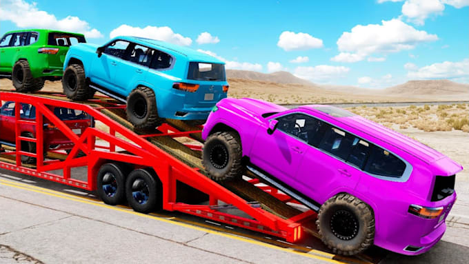 Create professional beamng drive video video for youtube channel by ...