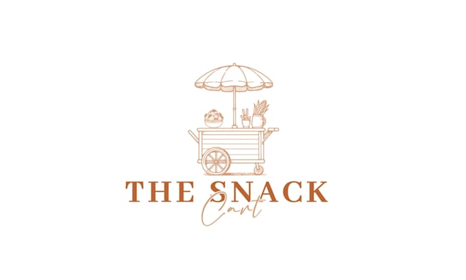 Design food cart snacks shop logo by Beadanj | Fiverr