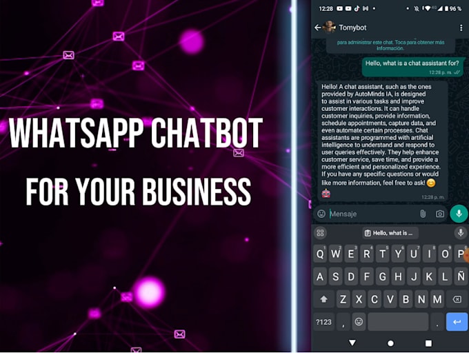 Create a smart whatsapp chatbot with ai using chatgpt y whastapp by ...