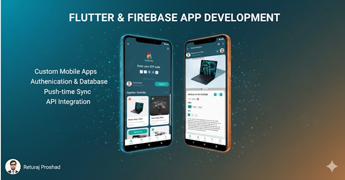 Build a professional flutter app with firebase backend and modern ui by ...