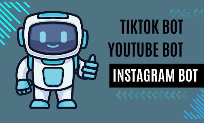 Develop tiktok bot,instagram bot, youtube bot in python by Timestack ... Develop tiktok bot,instagram bot, youtube bot in python by Timestack ...
