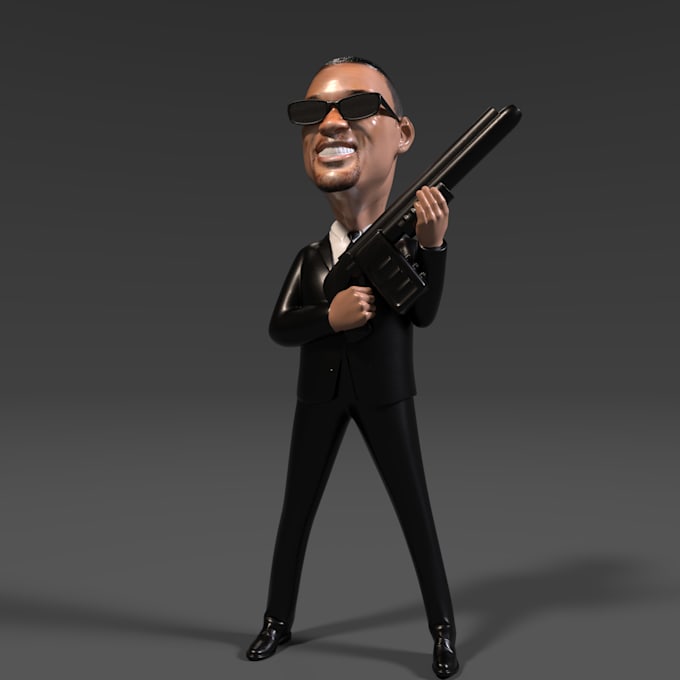 Create detailed comic style 3d models with texture for color 3d ...