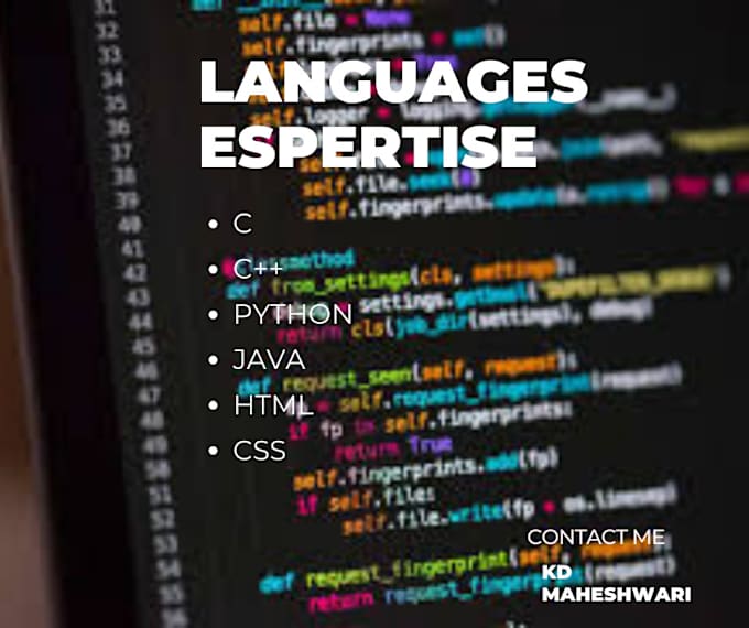 Do C Cpp Java Python Html Css Programming Projects And Assignments By Kdedha Fiverr