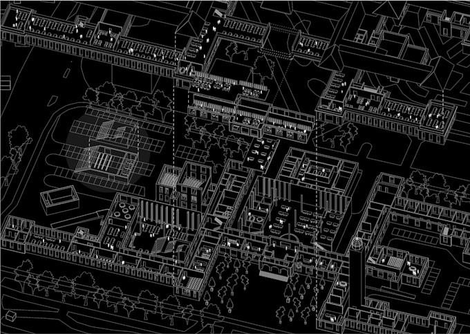 Architectural exploded axonometric drawings by Melisadomanic | Fiverr