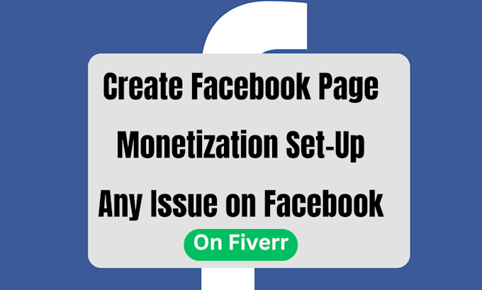 Create facebook page, setup monetization, solve fb issues by Easybhai2 ...