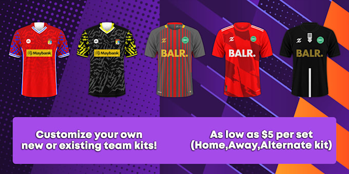 Create a custom kits in football manager 24 by Ahmadsyafiqur | Fiverr