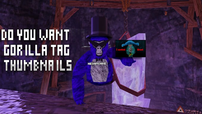 Make gorilla tag thumbnails by Neonmonkevr | Fiverr