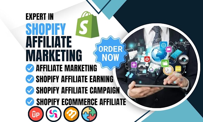 Setup shopify store affiliate marketing uppromote goaffpro automizely referrly by Webcrafterdev ...