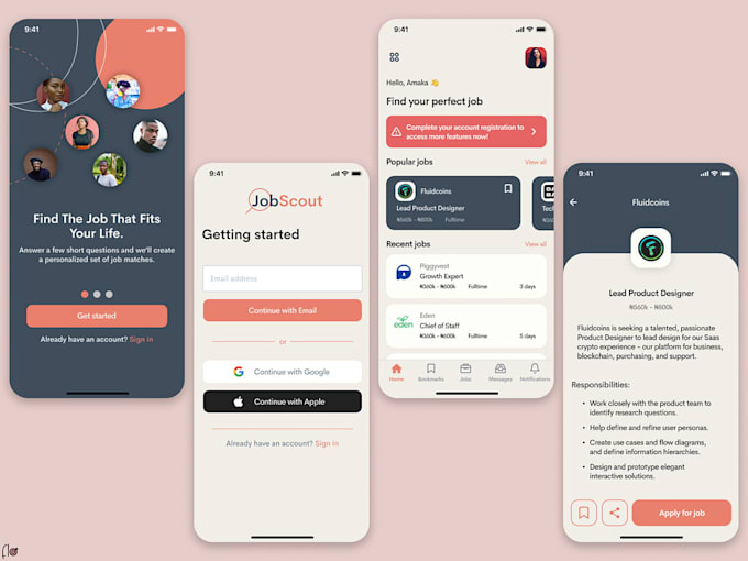 Develop a professional job portal app, job board app, job search app by ...