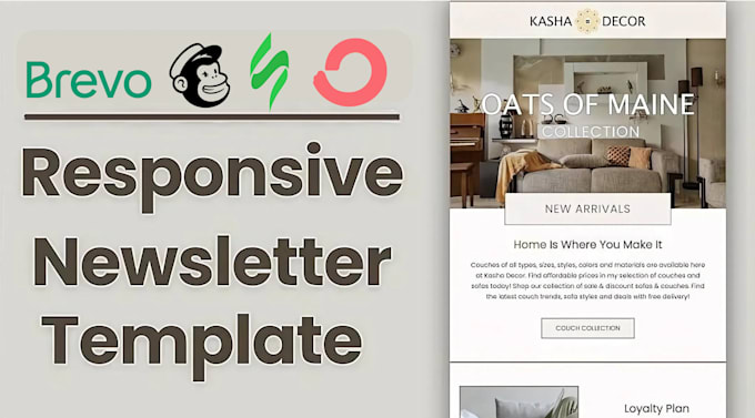 Design editable brevo newsletter stripo mailchimp convertkit email ...