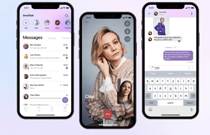 Build social media app, live streaming app, chat app, ios and android ...