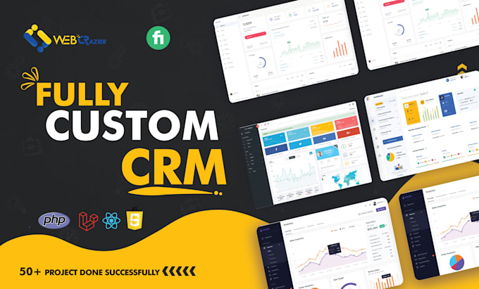 Develop crm, erp and database management system by Webcrazier | Fiverr
