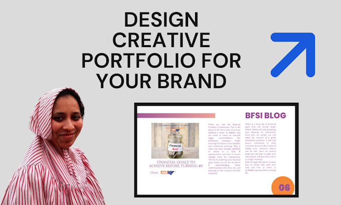 Design a creative portfolio for your brand by Fatemayhusain | Fiverr