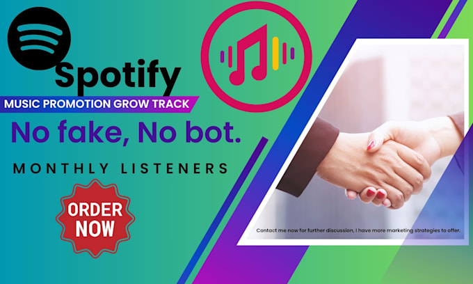 Increase spotify monthly listeners, playlist followers streams spotify ...