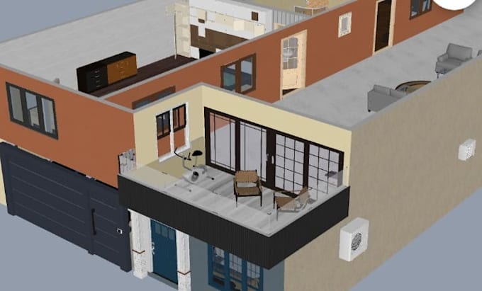 3d house exterior and interior design realistic 3d rendering by ...