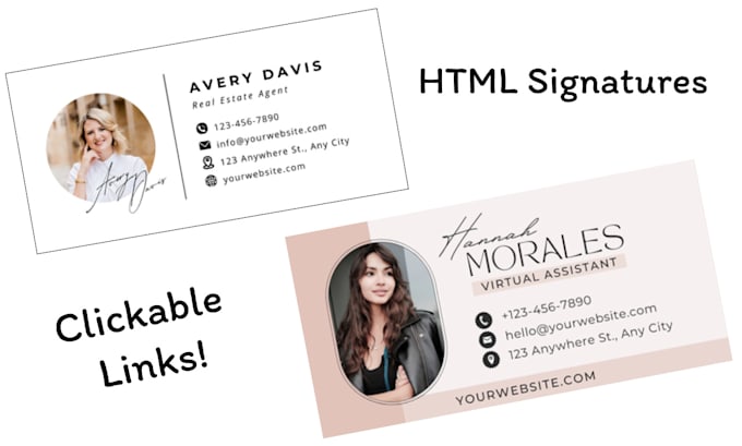 Do professional custom email signatures by Atrdigital | Fiverr