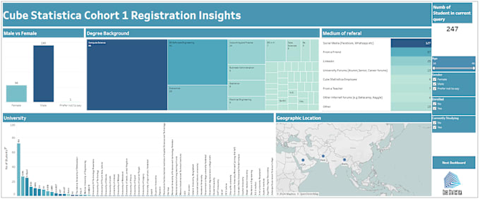 Visualize your data in python or tableau by Veronica_phil | Fiverr