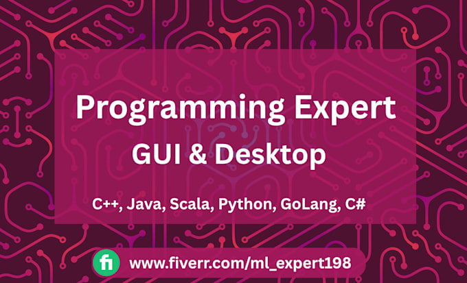 Do linux cpp python bots tkinter java swing c sharp mvc winforms golang code by Ml_expert198 ...
