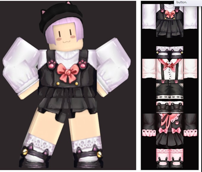 Design 3d ugc roblox model, roblox items, beit, pants hats, roblox ...