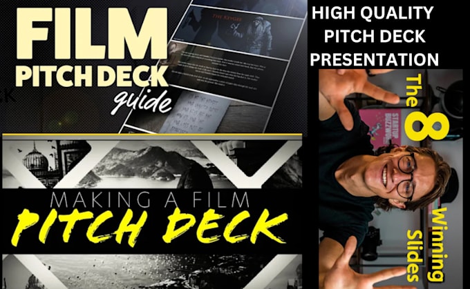 Top quality film pitch deck investor pitch deck movie pitch deck tv ...