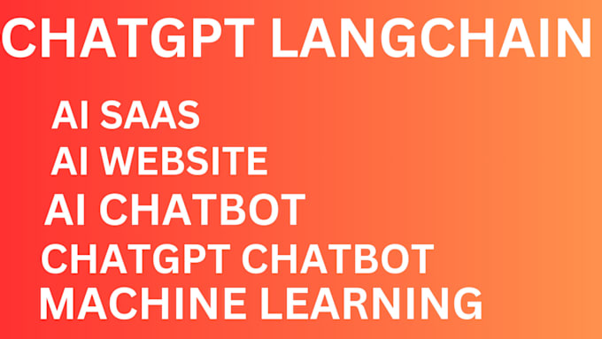 Build Chatgpt Langchain Ai Saas Openai Chatbot Python Ai App Ai Website By Biligraphix