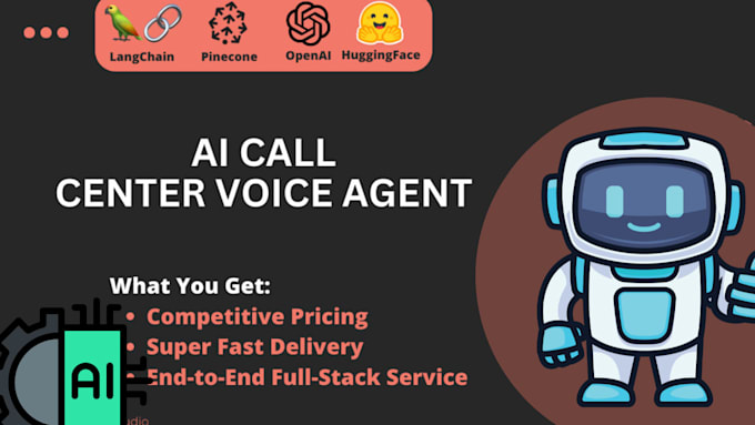 Develop ai voice call ai chatbot, tts stt agents chatgpt langchain ai chat agent by Zebulunmikel ...