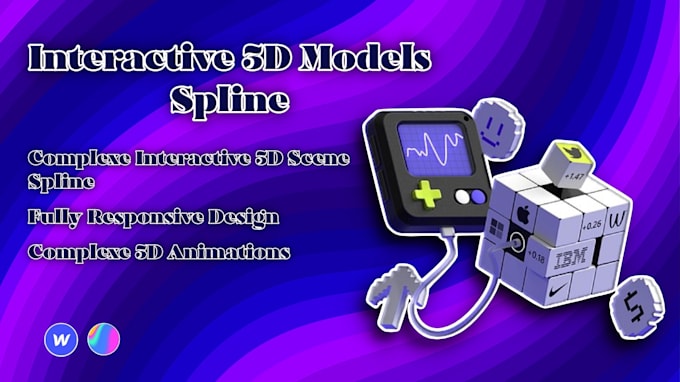 Create interactive 3d model for 3d website in spline by Aimindest | Fiverr Create interactive 3d model for 3d website in spline by Aimindest | Fiverr