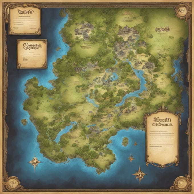 Create Your Fantasy Map Worldmap Battlemap For Dnd Etc By Irenodman