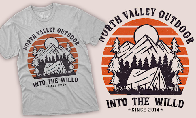 Create unique custom vintage and retro style t shirt designs for print ...