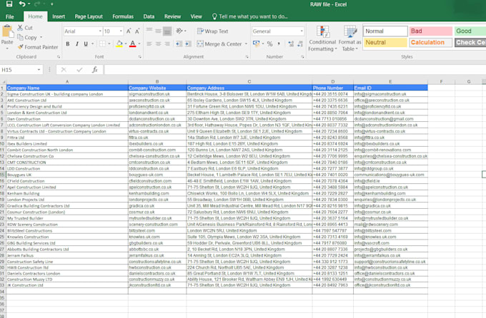 Do data cleaning and formatting by Sinha_shruti | Fiverr