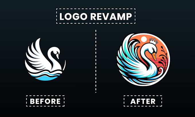 Redesign, update or edit existing logo by Graphica_10 | Fiverr