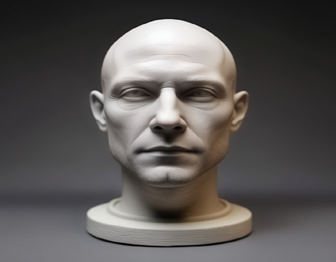 Create a 3d scan of your head and 3d print a custom head bust by ...