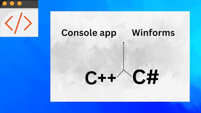Write Cpp Code Or Make An C Sharp Winforms Application By Maks Erf Fiverr