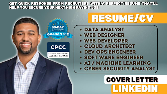 Write cloud architect web designer ml cyber security devops engineer resume by Jason_resume | Fiverr