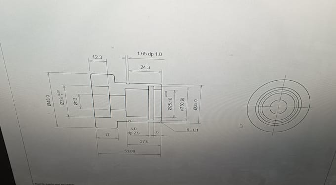 Draft your mechanical workpiece or rough sketch by using autocad 2d ...