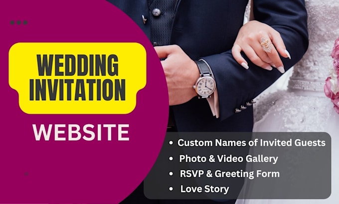 Create a wedding invitation website by Samueladytia | Fiverr
